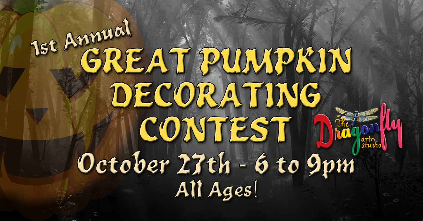 1st Annual Great Pumpkin Decorating Contest – The Dragonfly Art Studio